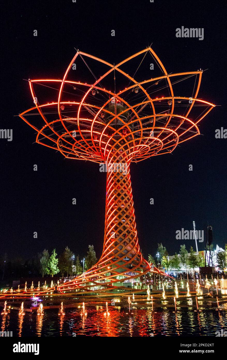 Tree of Life at Expo in Milan Italy Stock Photo - Alamy