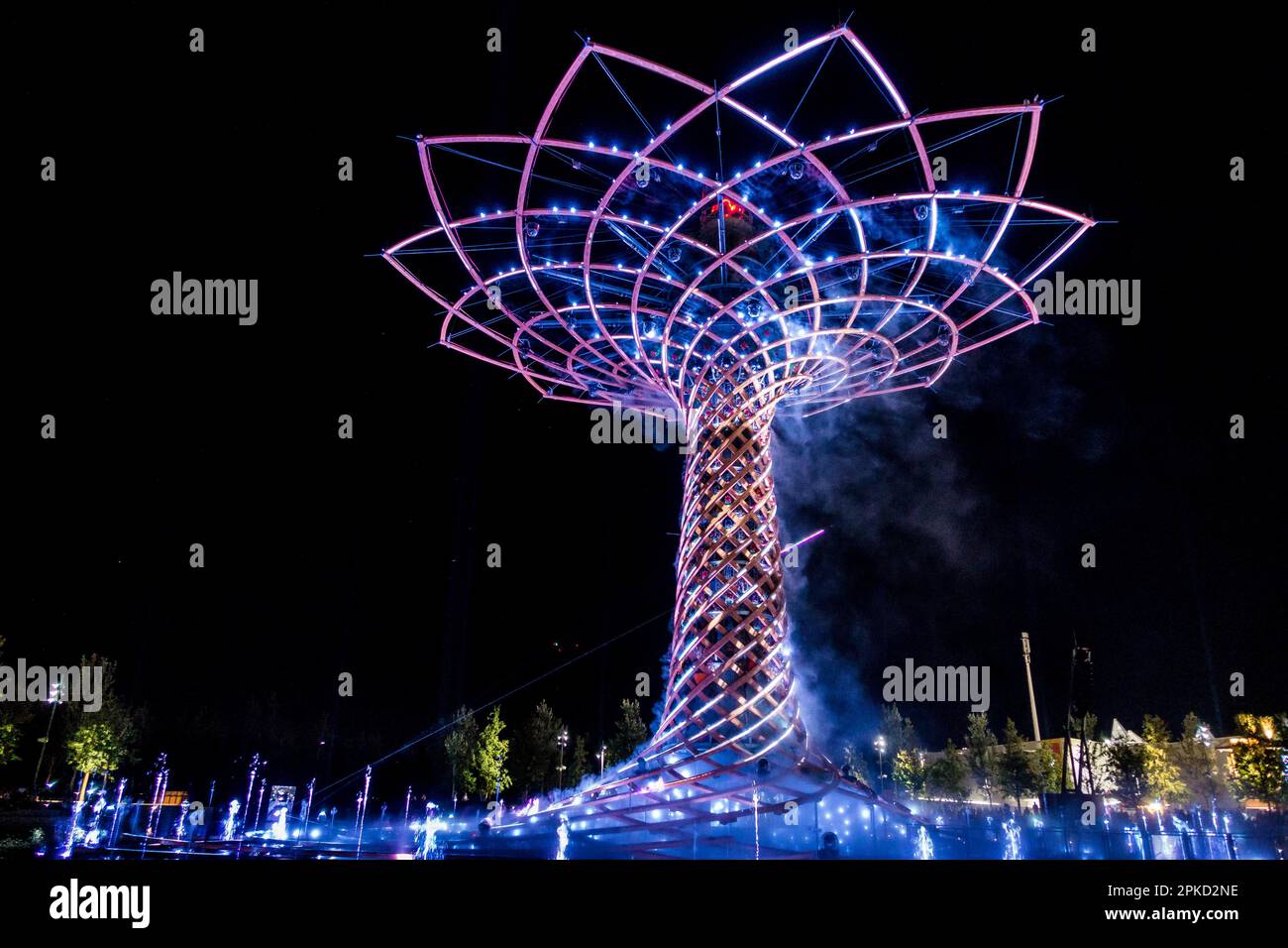 Tree of Life at Expo in Milan Italy Stock Photo - Alamy