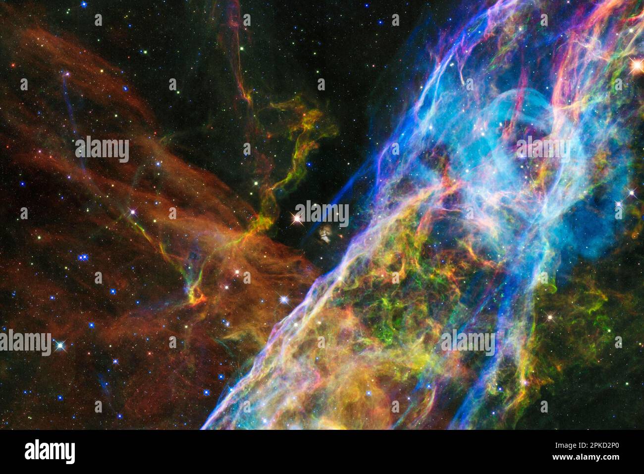 Outer space art. Starfield. Awesome nebulae. Elements of this image ...