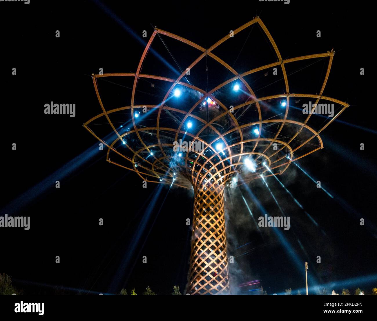 Tree of Life at Expo in Milan Italy Stock Photo - Alamy