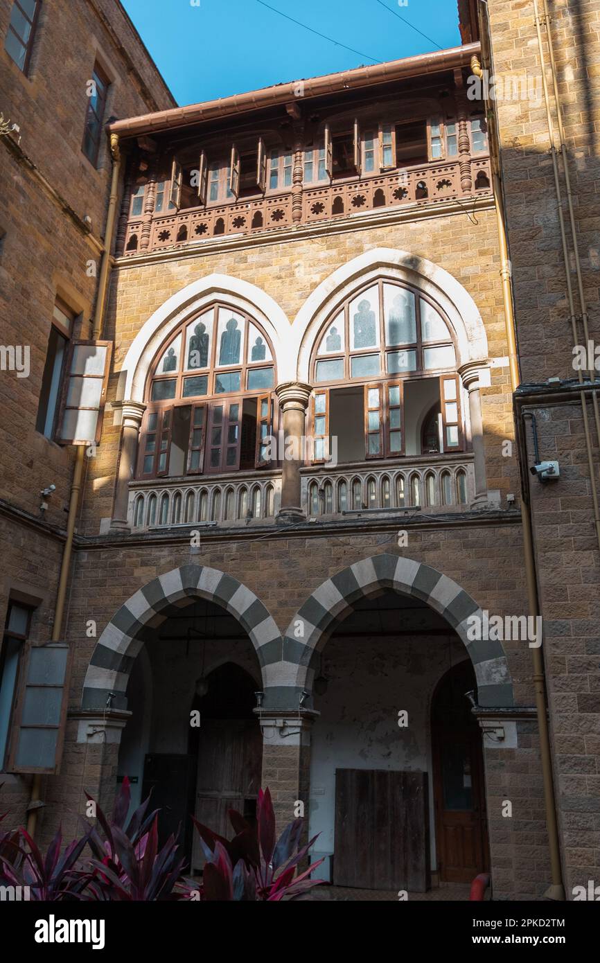 The Bombay Municipal Corporation (BMC) building is located in Mumbai ...