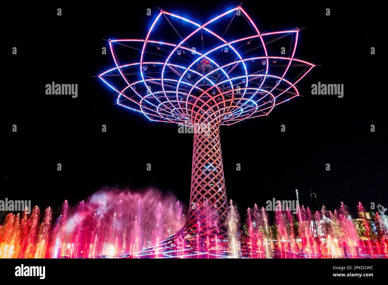 Tree of Life at Expo in Milan Italy Stock Photo - Alamy