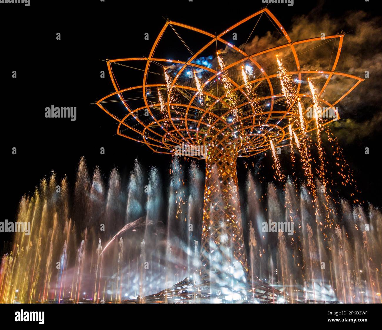 Tree of Life at Expo in Milan Italy Stock Photo - Alamy