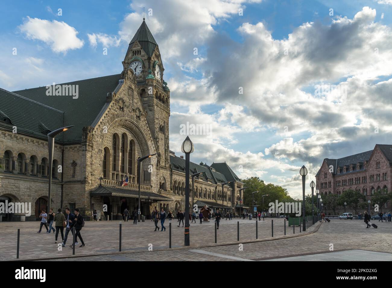 View of the Station in Metz Lorraine Moselle France Stock Photo - Alamy