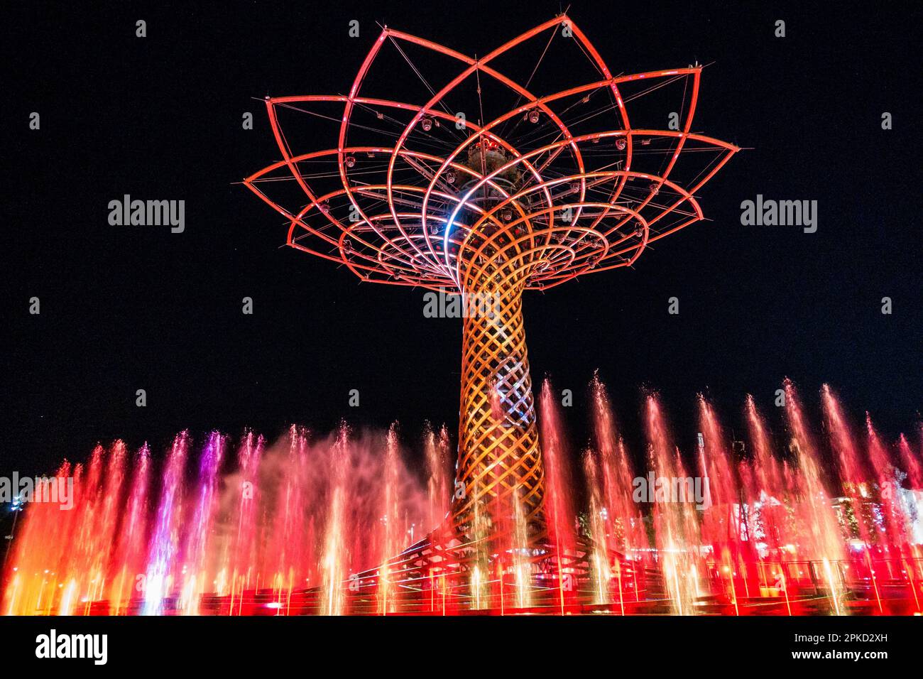 Tree of Life at Expo in Milan Italy Stock Photo - Alamy