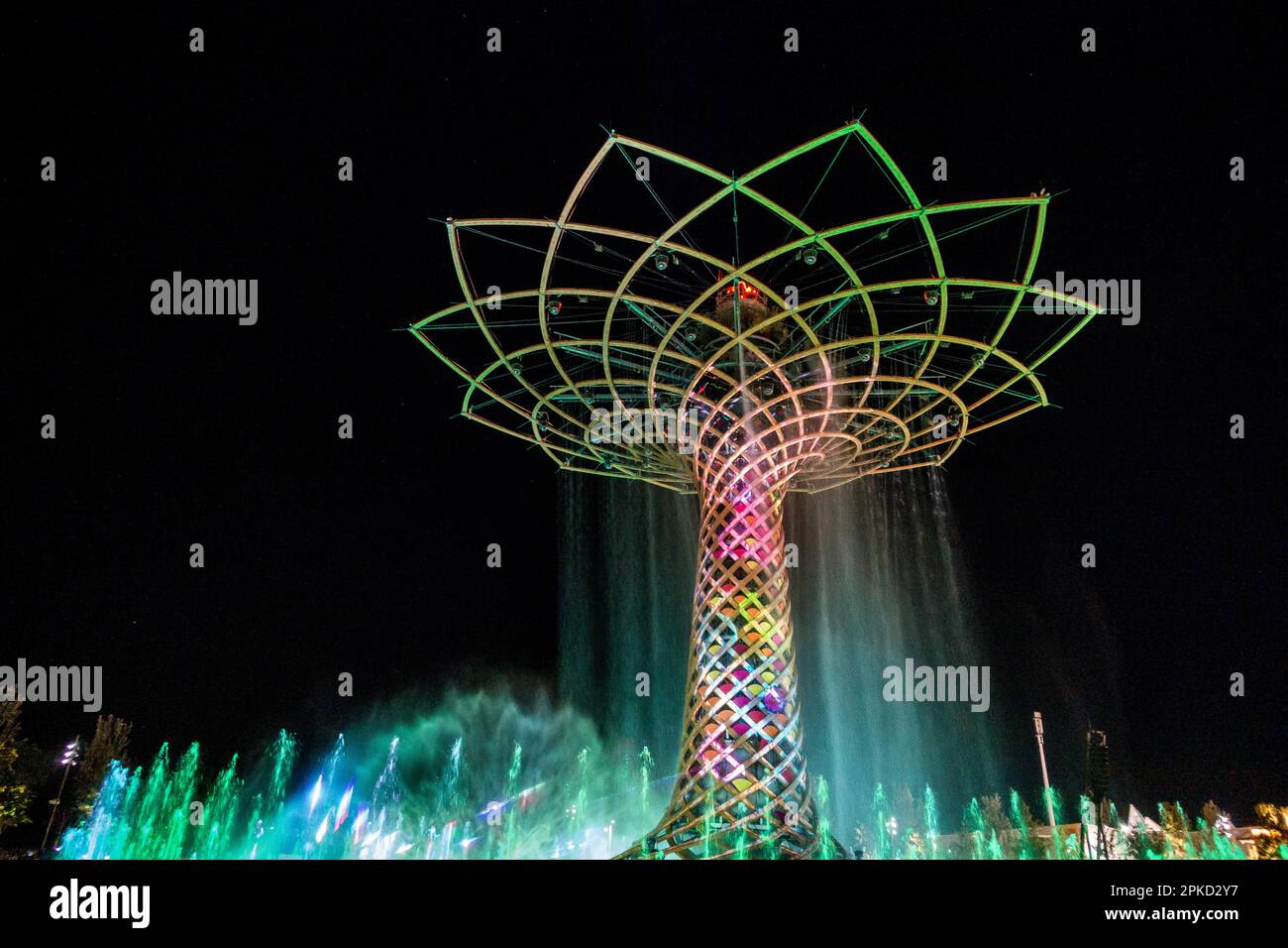 Tree of Life at Expo in Milan Italy Stock Photo - Alamy