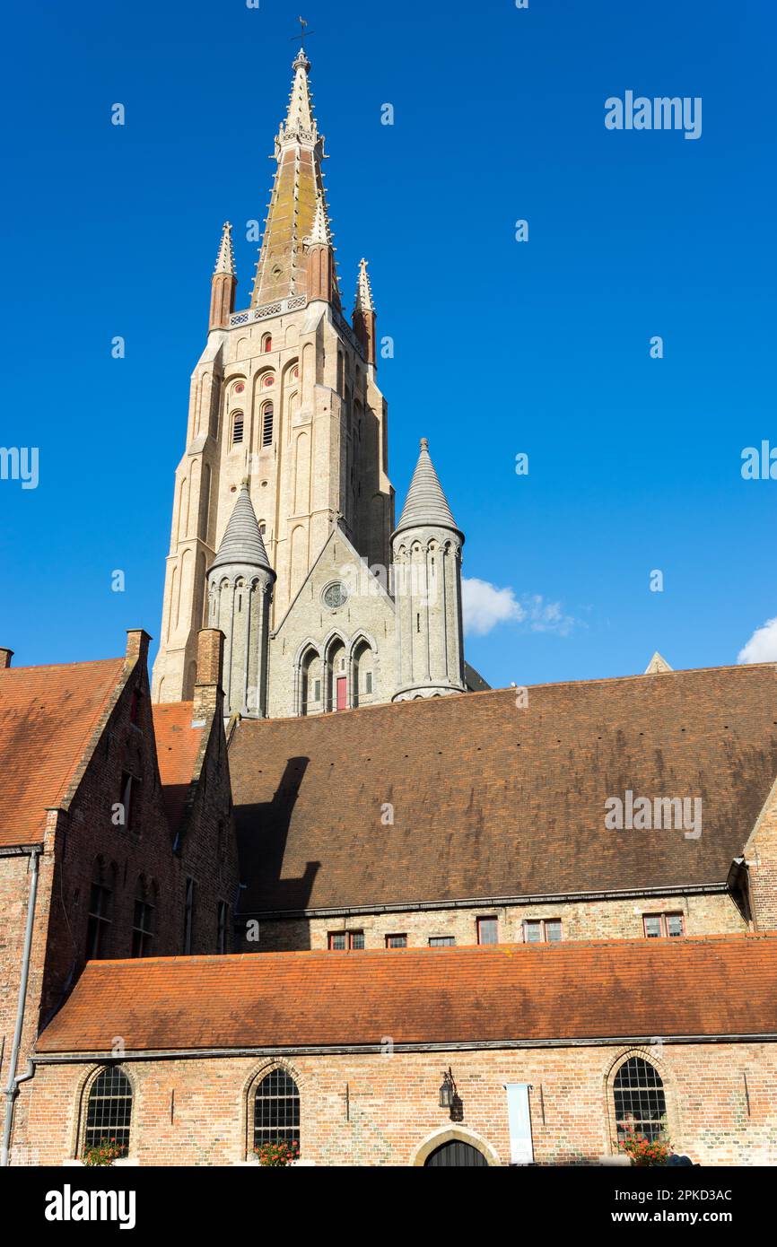 Church of Our Lady in Bruges West Flanders Belgium Stock Photo - Alamy