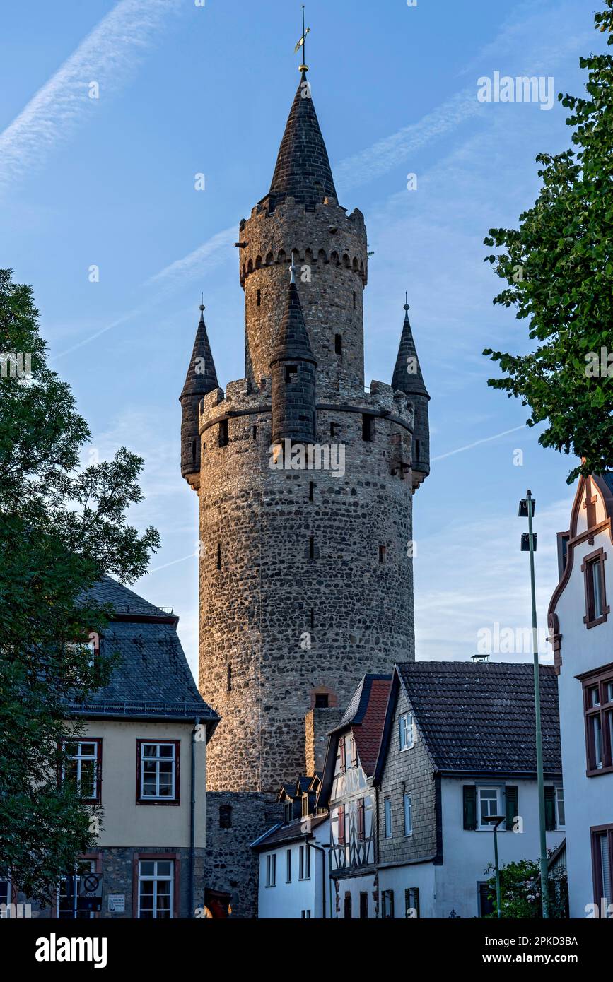 Keep Adolfsturm, medieval tower of Friedberg Castle, Butterfassturm ...