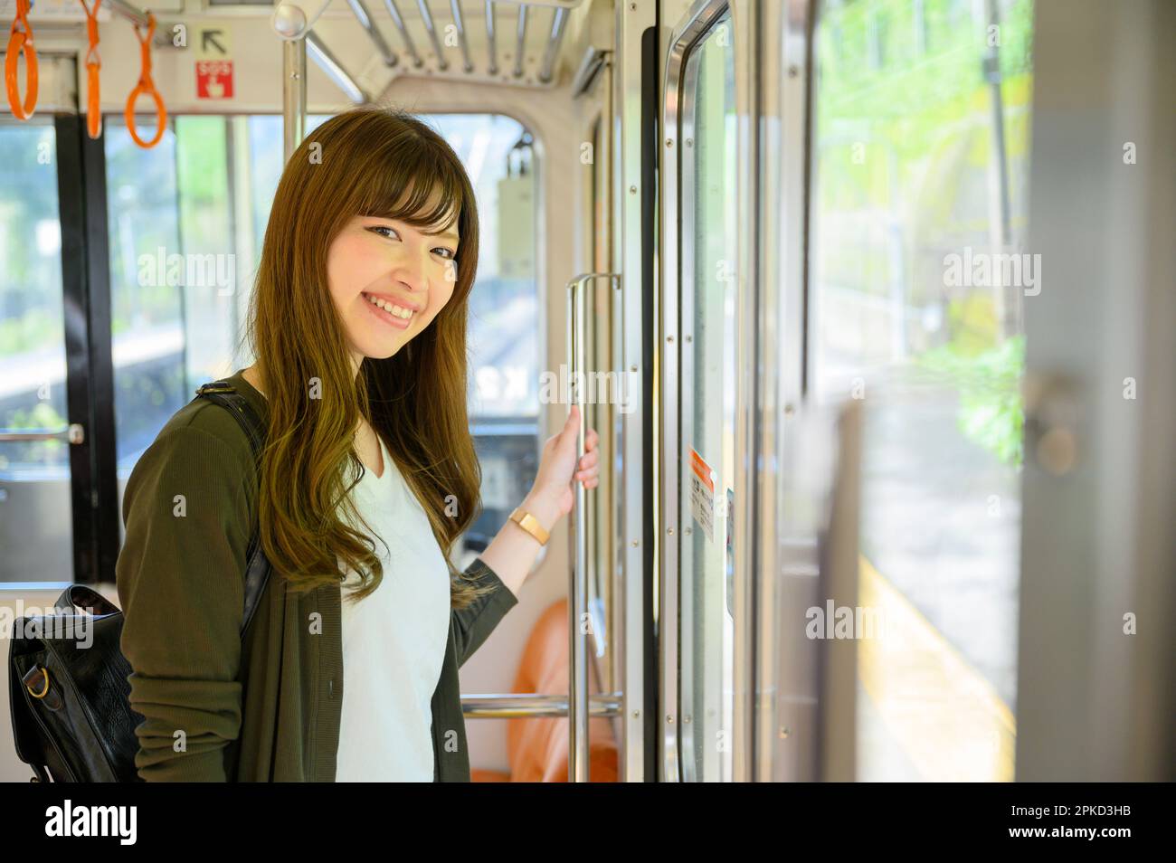 Woman trip train hi-res stock photography and images - Alamy