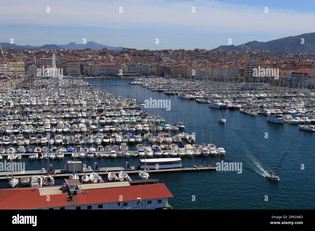 Vieux Port, Old Port, View from Fort Saint Jean, Fort St Jean, Fort St ...