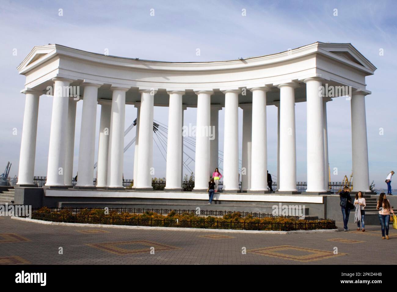 Vorontsov Colonnades, Vorontsov Palace, Odessa, Ukraine Stock Photo - Alamy