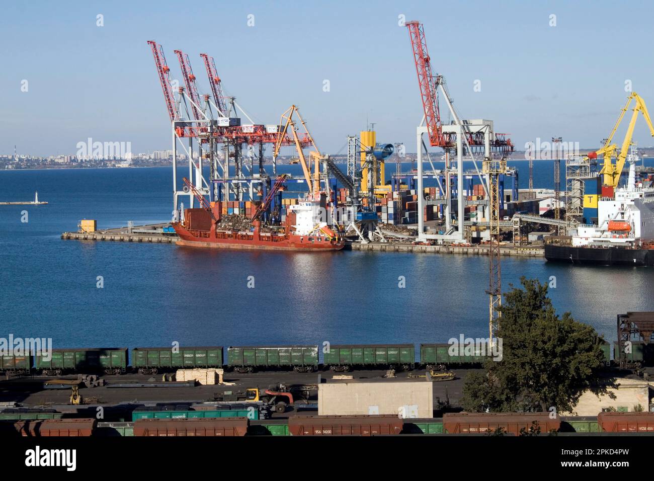 Port of Odessa, Odessa, Ukraine Stock Photo - Alamy