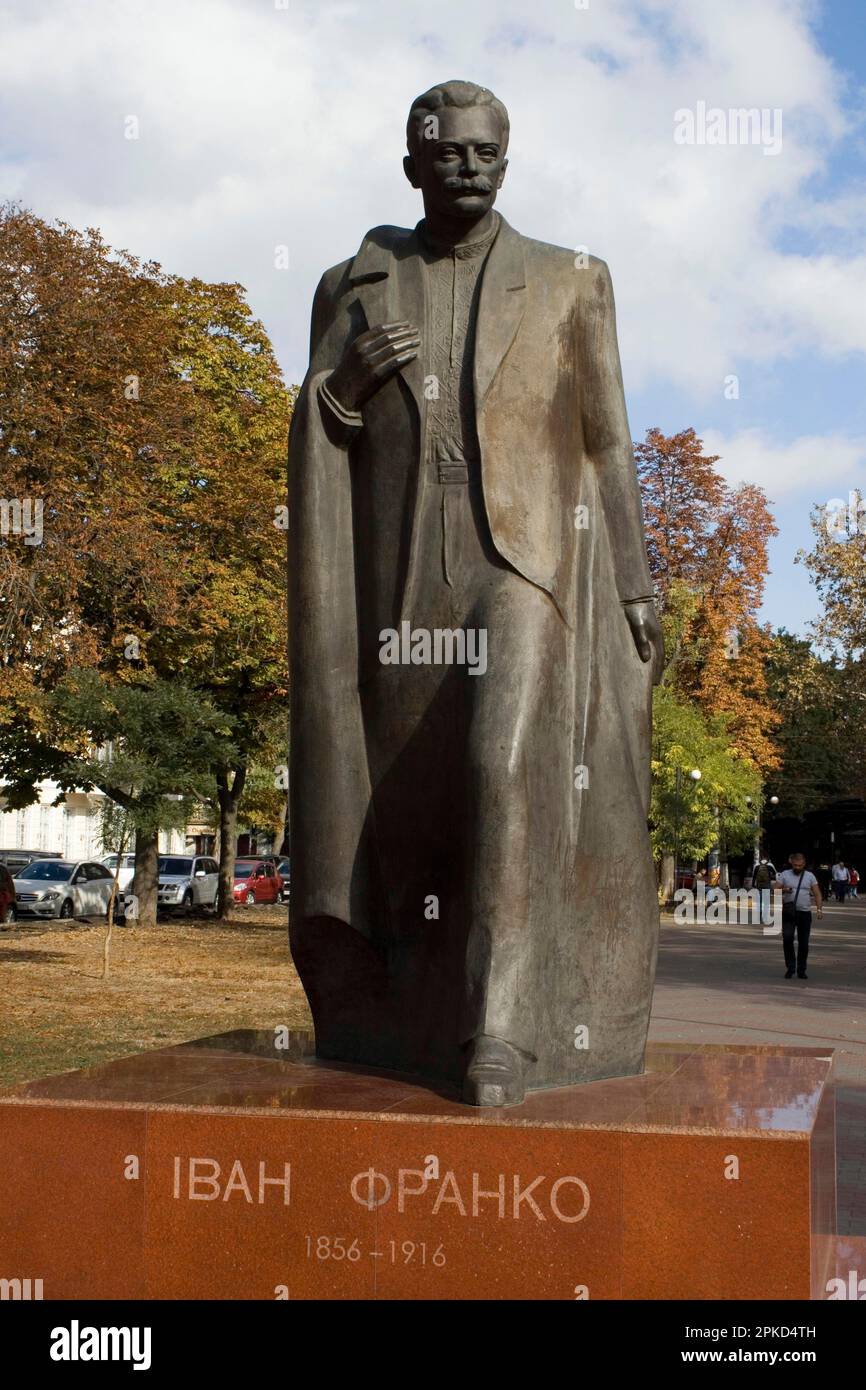 Ivan Franko Monument, Odessa, Ukraine Stock Photo - Alamy