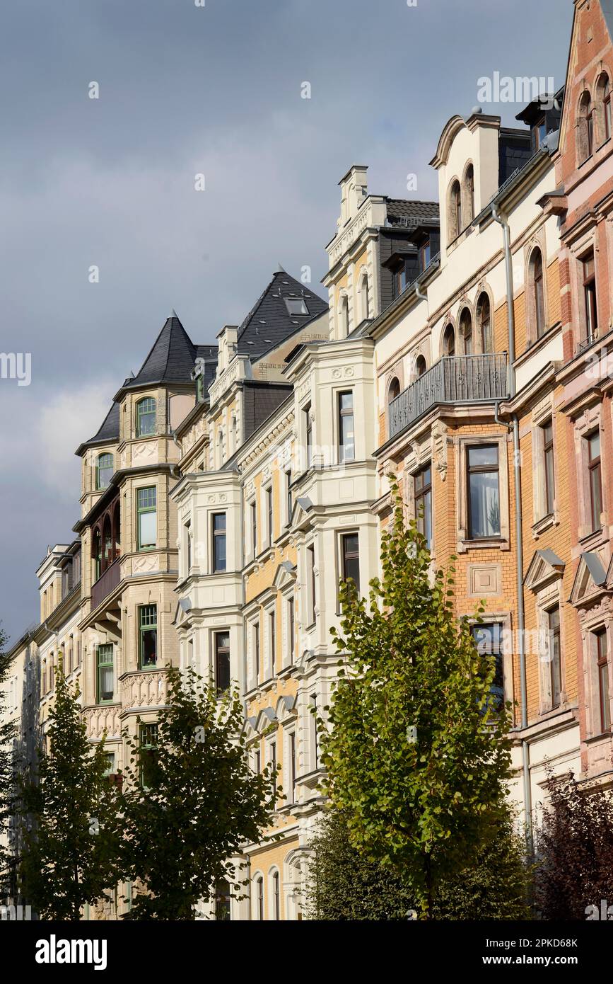 Old buildings, Andrestrasse, Chemnitz, Saxony, Germany Stock Photo - Alamy