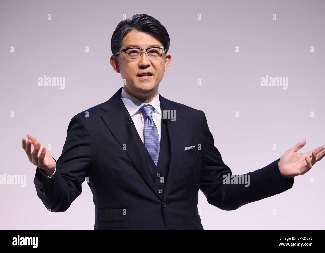Tokyo, Japan. 7th Apr, 2023. Japanese automobile giant Toyota Motor new ...