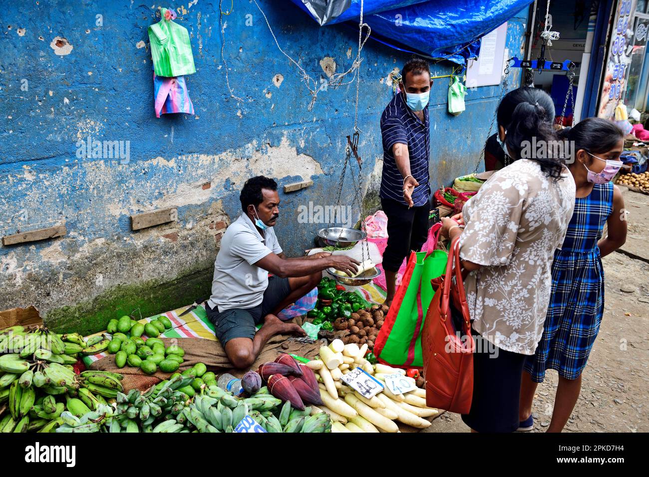 Market in Kandy, Sri Lanka Stock Photo - Alamy