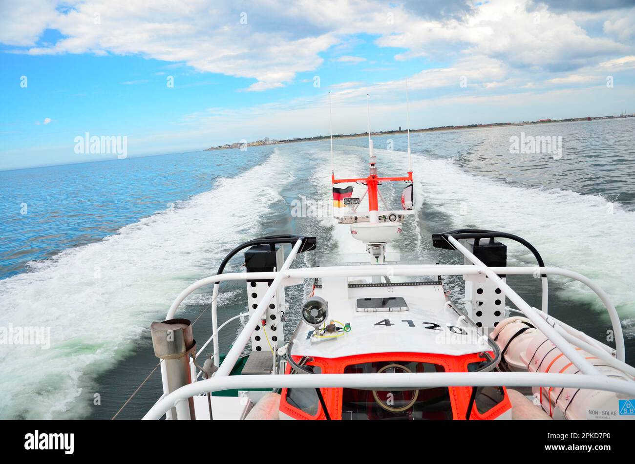 North Sea, sea rescue, lifeboat, DGzRS, human rescue, Norderney ...