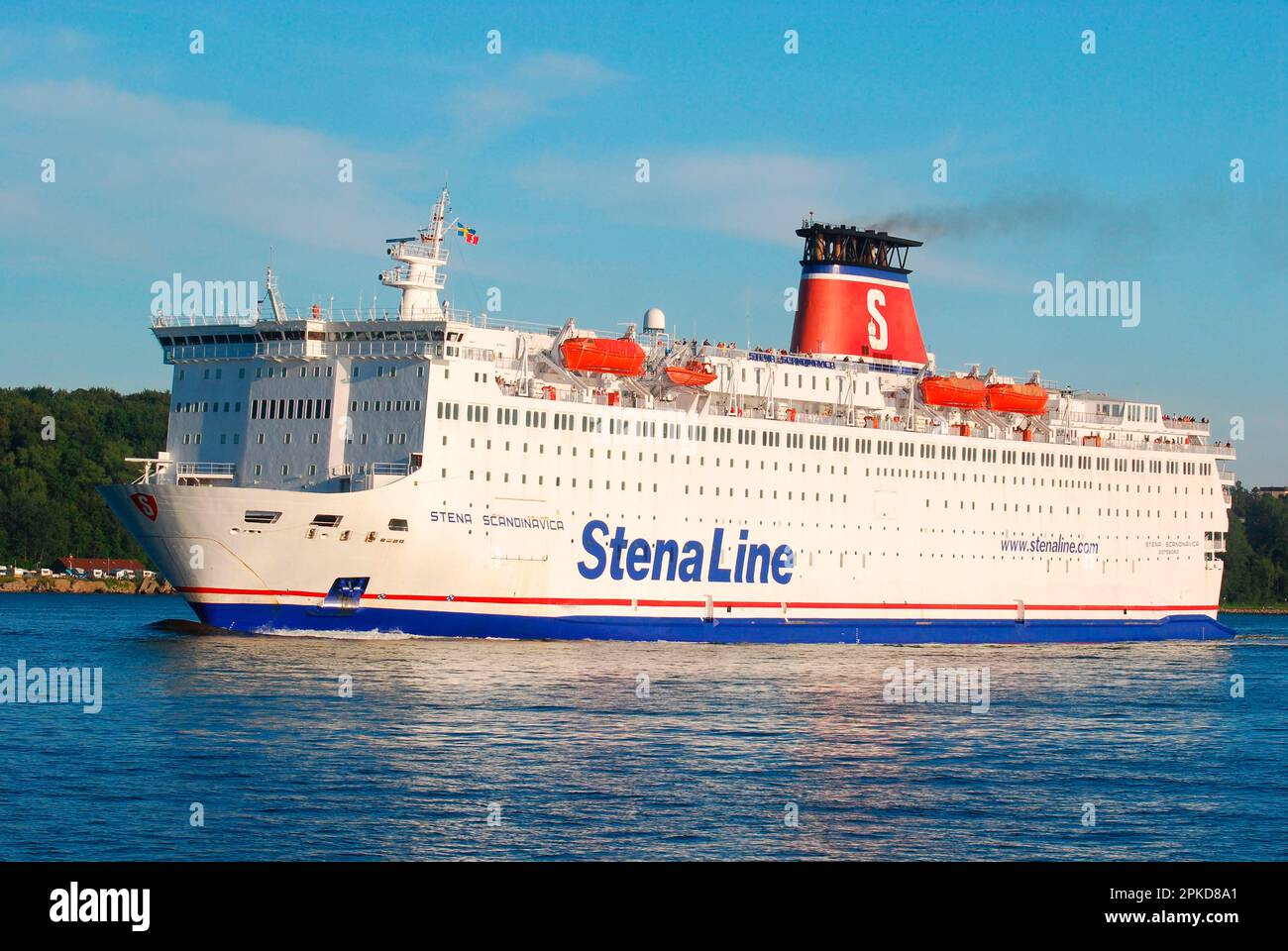 Passenger ship, Ferry, Ferry, Sweden ferry, Fjord, Kiel, Germany Stock ...