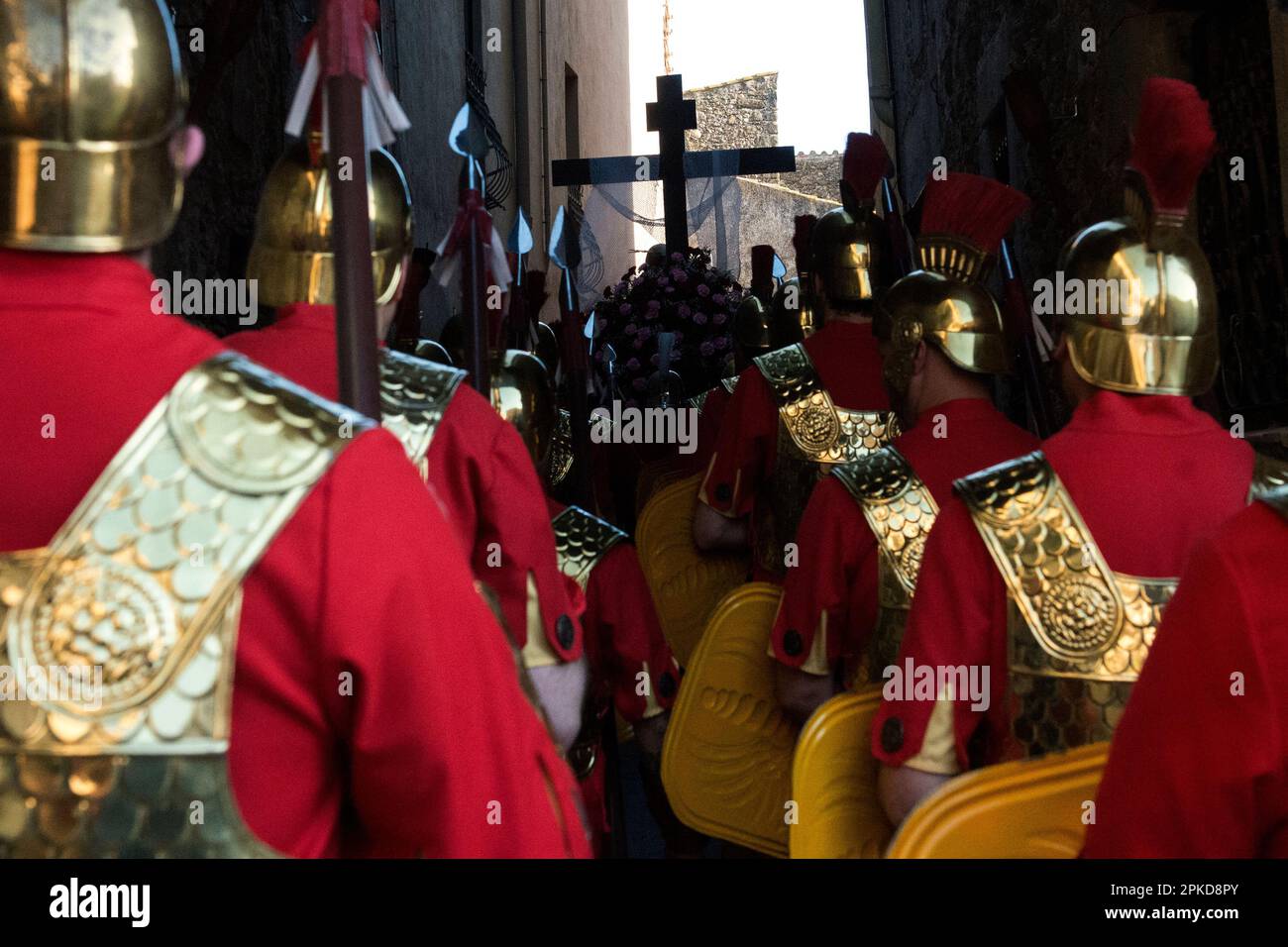 Representation of the Holy Passion and death of Jesus during the ...