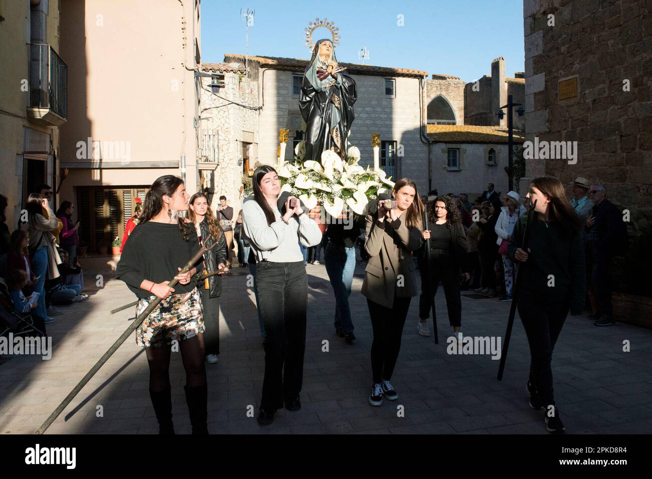Representation of the Holy Passion and death of Jesus during the ...