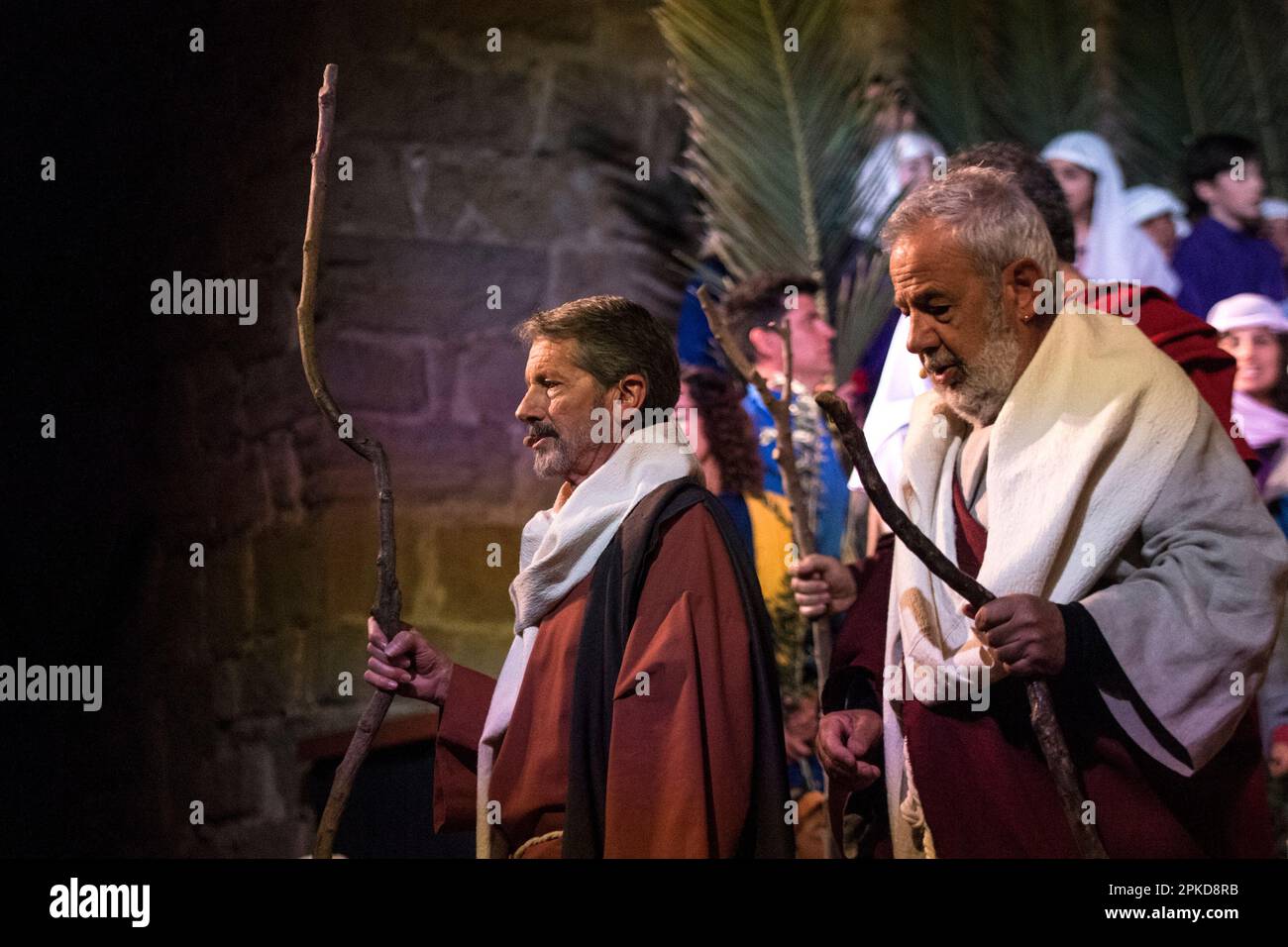 Representation of the Holy Passion and death of Jesus during the ...