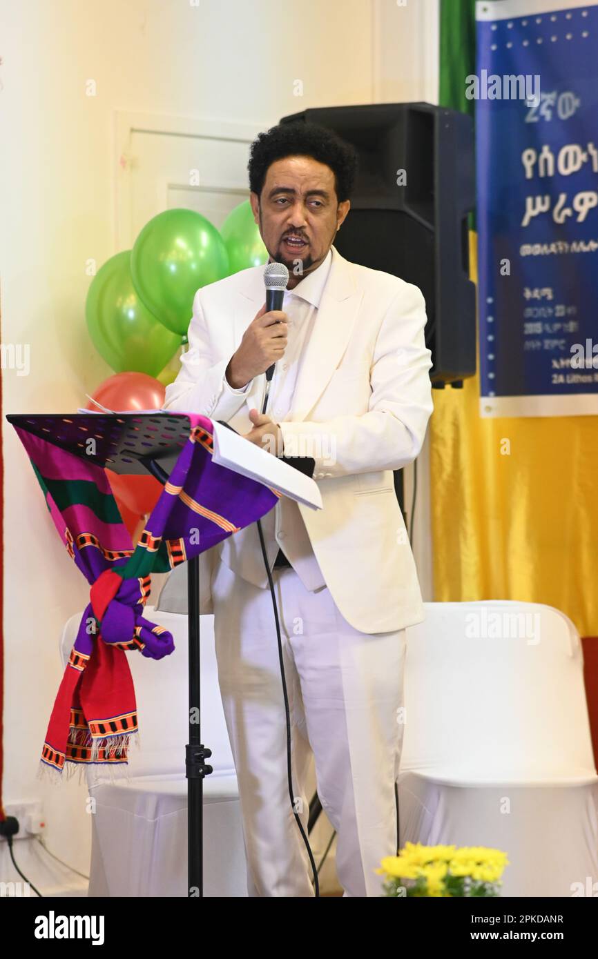 London, UK. 1st April 2023. The Community of Ethiopia is hosting the ...
