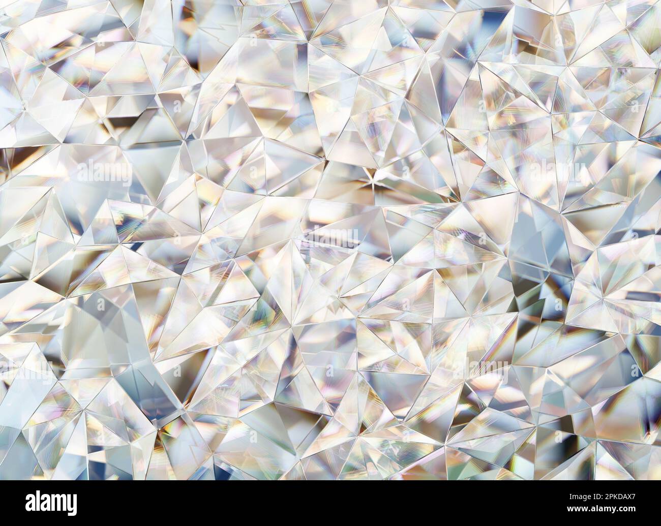 Luxury Abstract Realistic Crystals Texture with Prism Spectrum Caustic ...