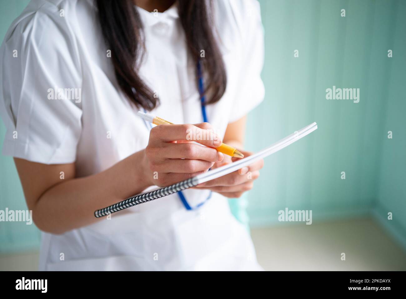 Caregiver notebook hi-res stock photography and images - Alamy