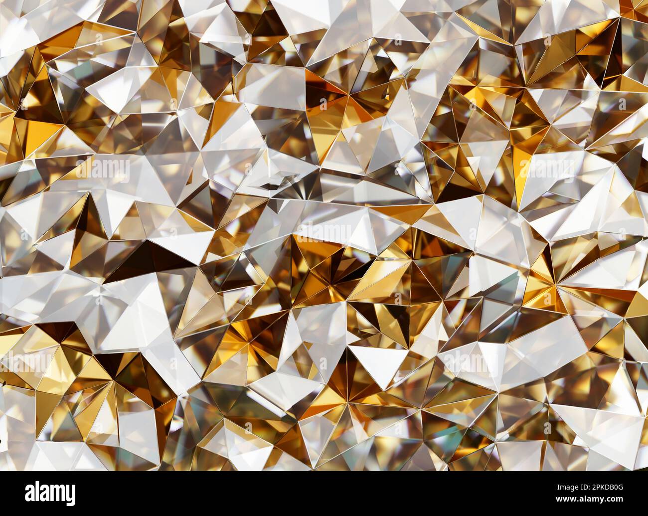 Luxury Abstract Realistic Crystals Texture with Prism Spectrum Caustic ...