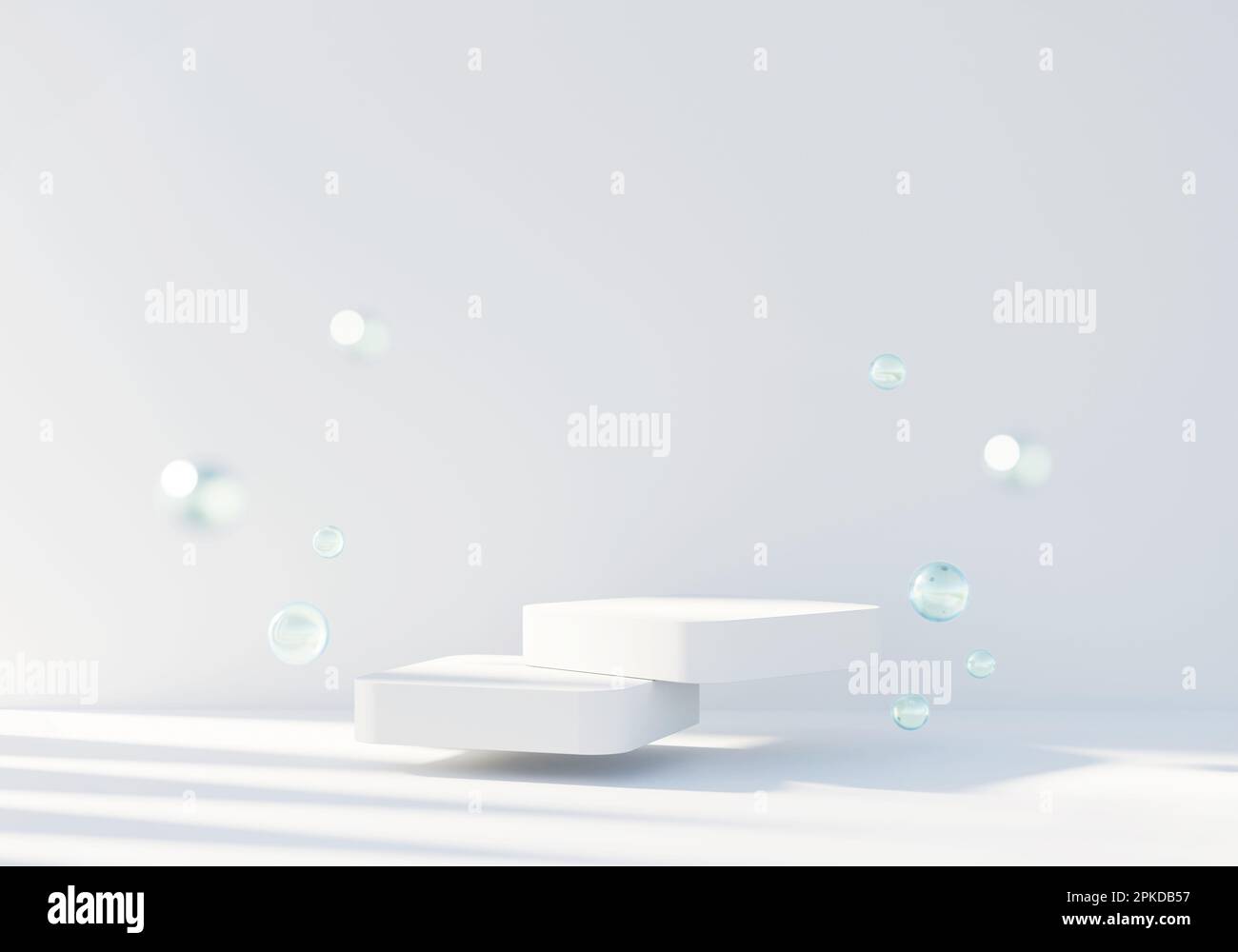 Abstract Minimal Modern White Podium Platform For Product Display ...