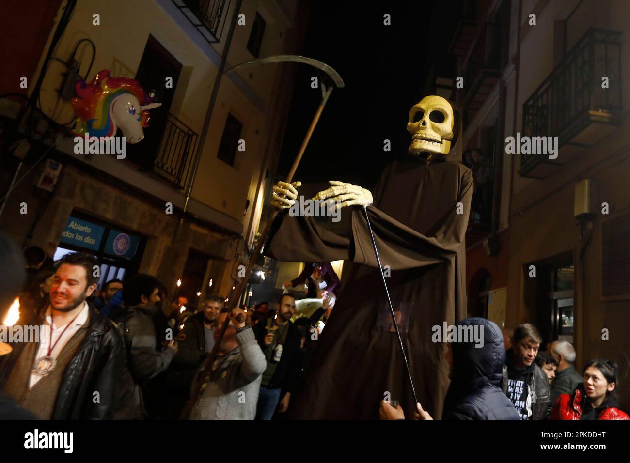 Death in the procession and burial of Genarín, on April 7, 2023, in ...