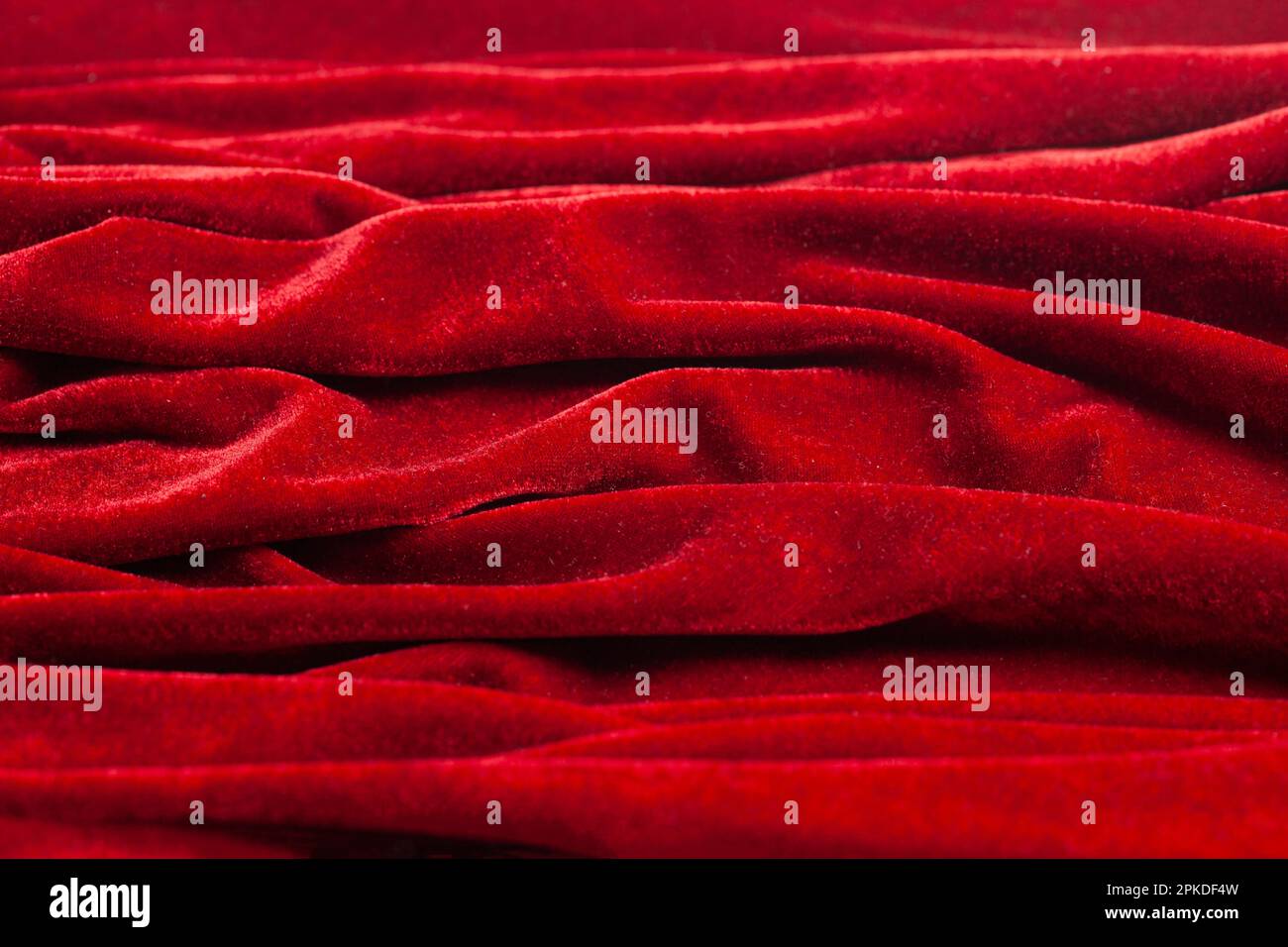 Red velvet background close up Stock Photo - Alamy