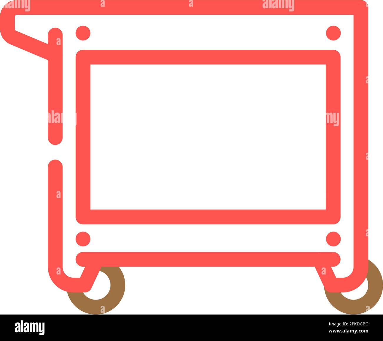 utility cart garage tool color icon vector illustration Stock Vector ...