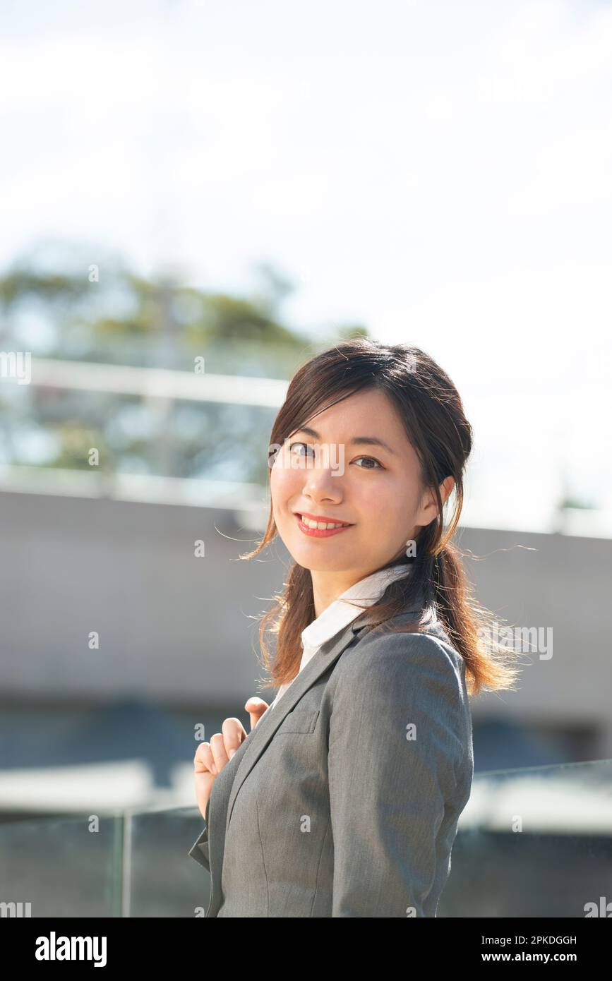 Woman in suit hi-res stock photography and images - Alamy