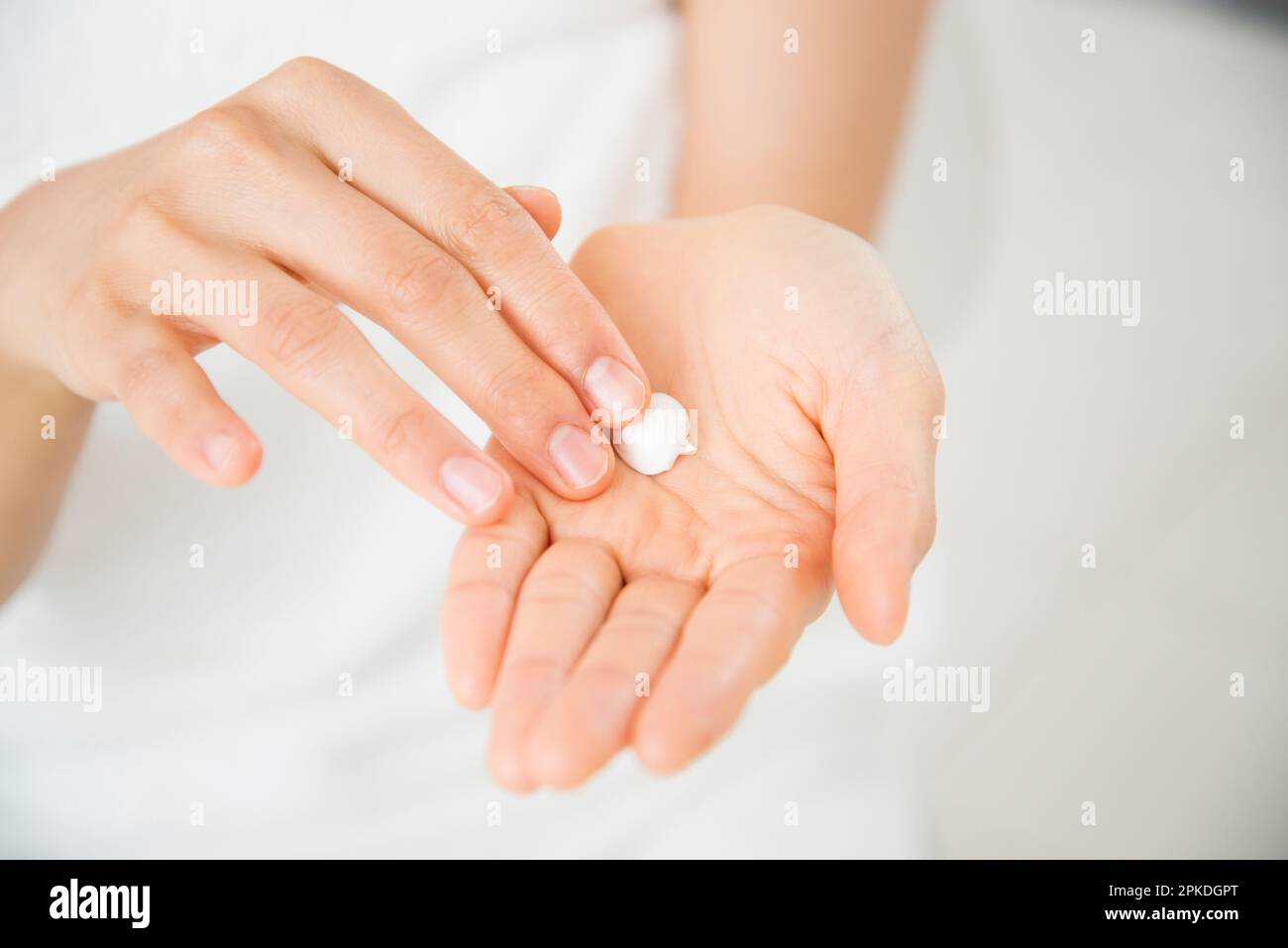 Woman hand beauty cream hi-res stock photography and images - Alamy