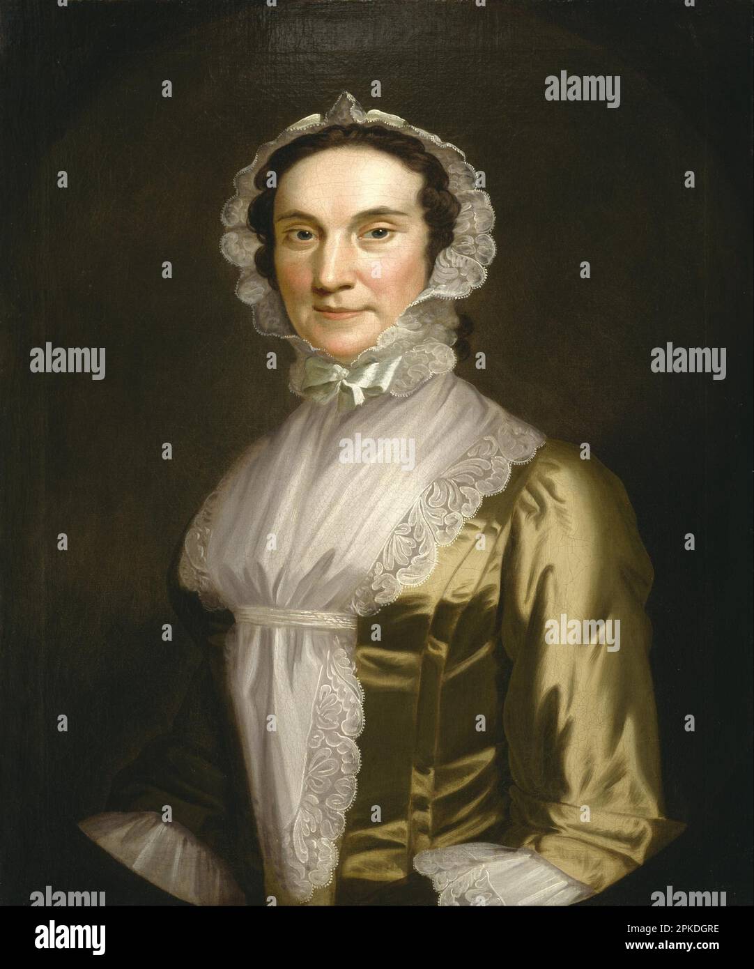Portrait of Mrs. Richard Nichols 1749 by John Wollaston Stock Photo - Alamy