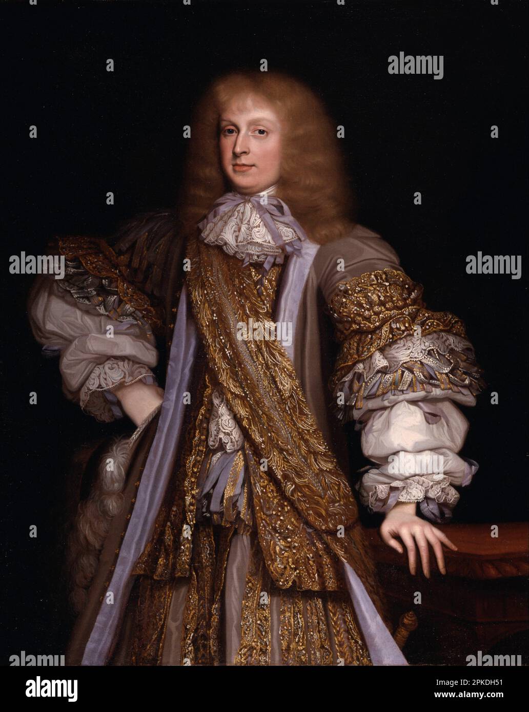 Sir John Corbet of Adderley circa 1676 by John Michael Wright Stock ...