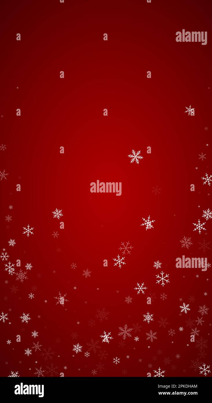 Snowfall overlay christmas background. Subtle flying snow flakes and ...