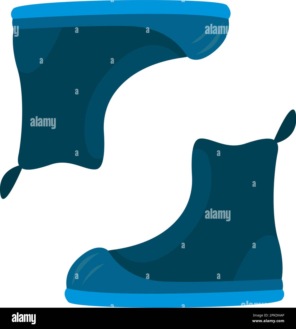 Boots illustration in color cartoon style. Editable vector graphic ...
