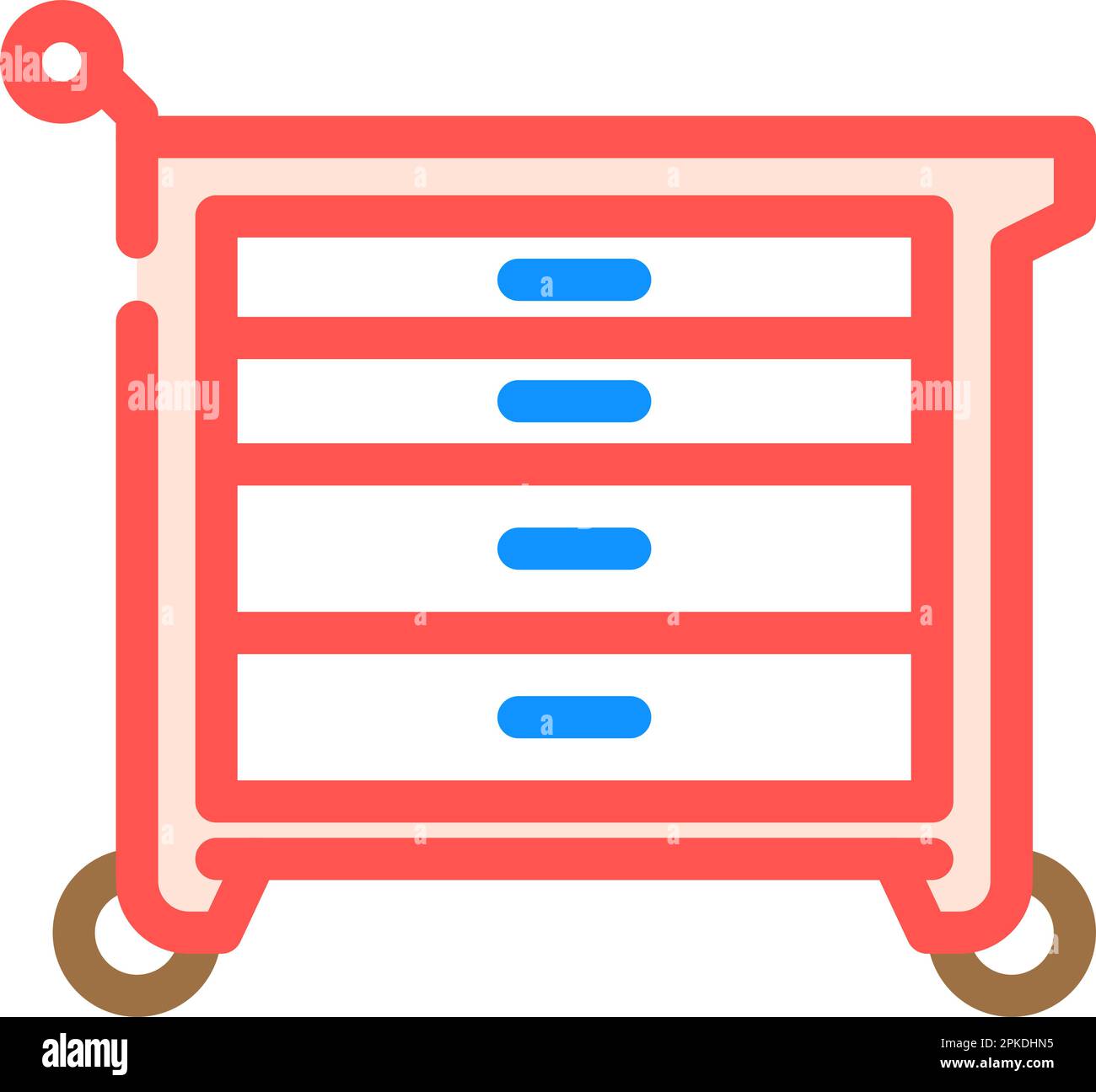 toolbox garage color icon vector illustration Stock Vector Image & Art ...