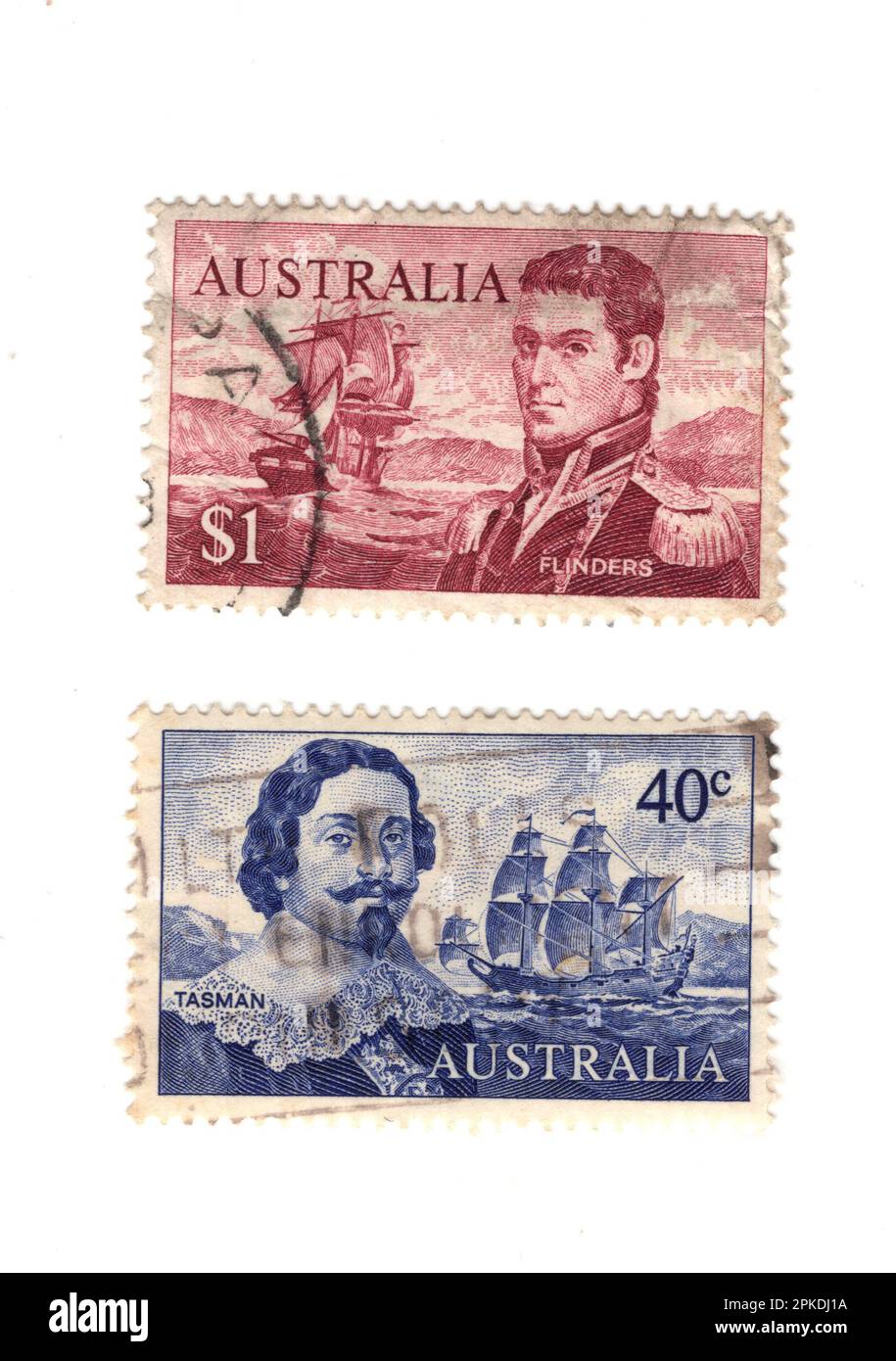 Postage stamps from new zealand Cut Out Stock Images & Pictures - Alamy