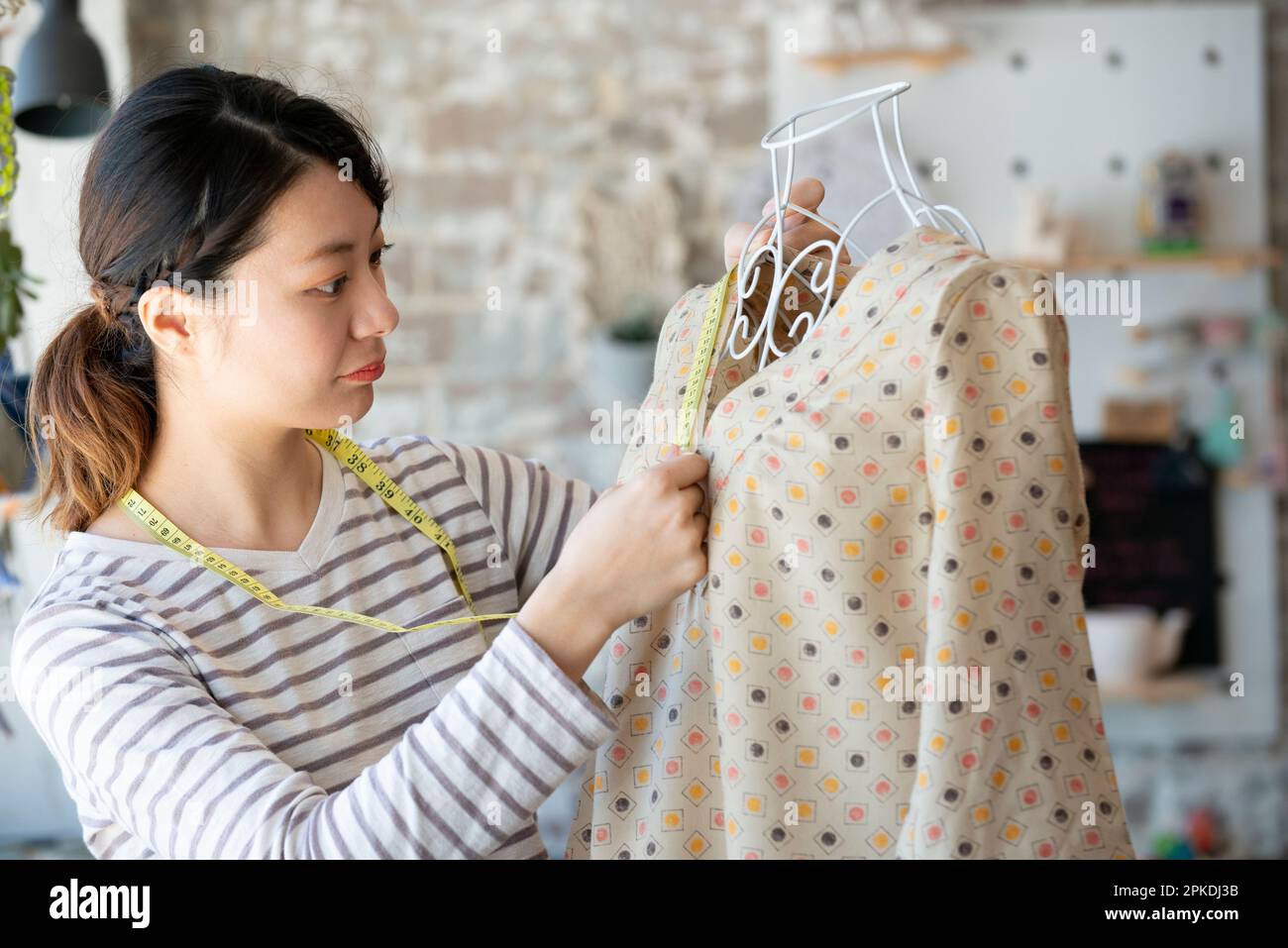 Fashion Designer Woman at Work Stock Photo - Alamy
