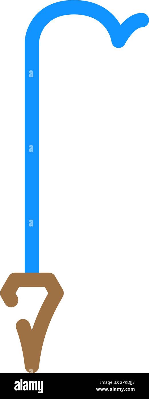 garden stakes tool color icon vector illustration Stock Vector Image ...