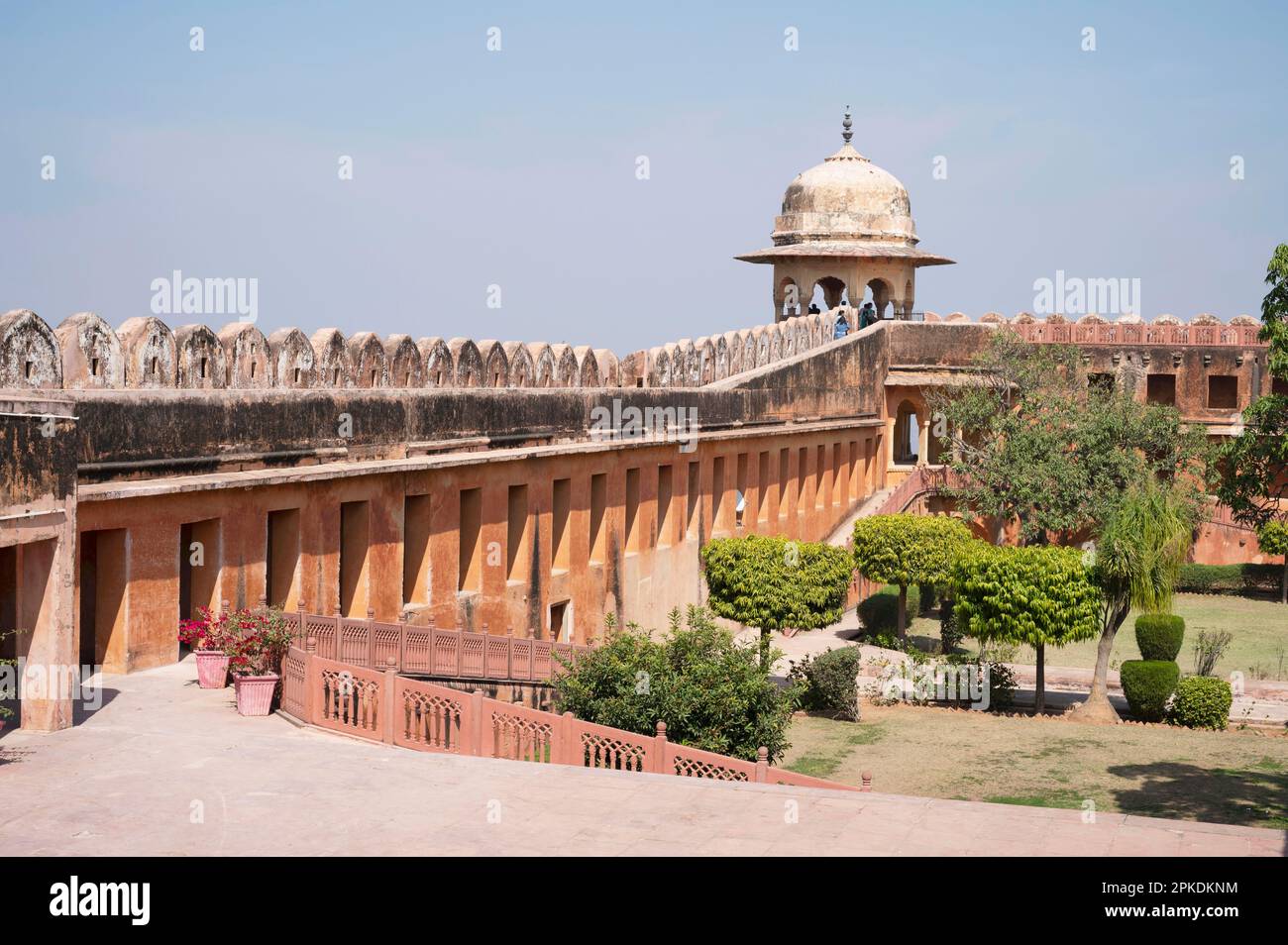 Interiors of Jaigarh Fort situated on Cheel ka Teela or Hill of Eagles ...