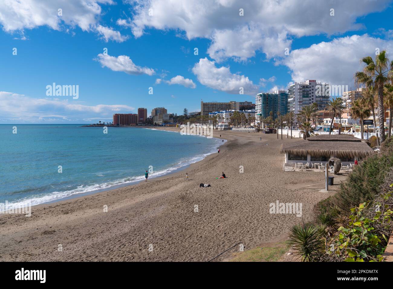 Spain benalmadena palm trees hi-res stock photography and images - Alamy