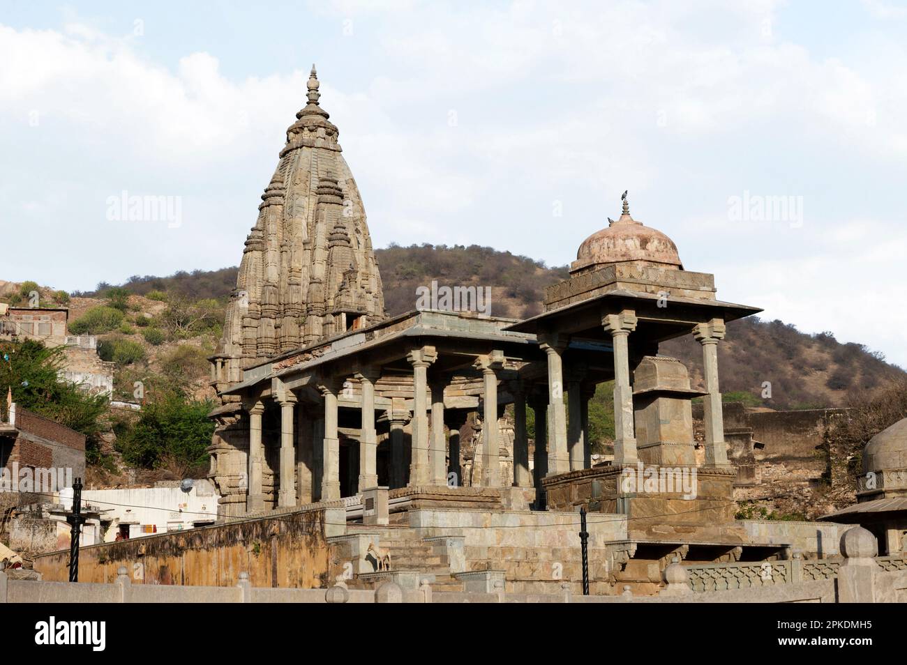 Old temple situated at the foothills of Amber fort, known for its ...