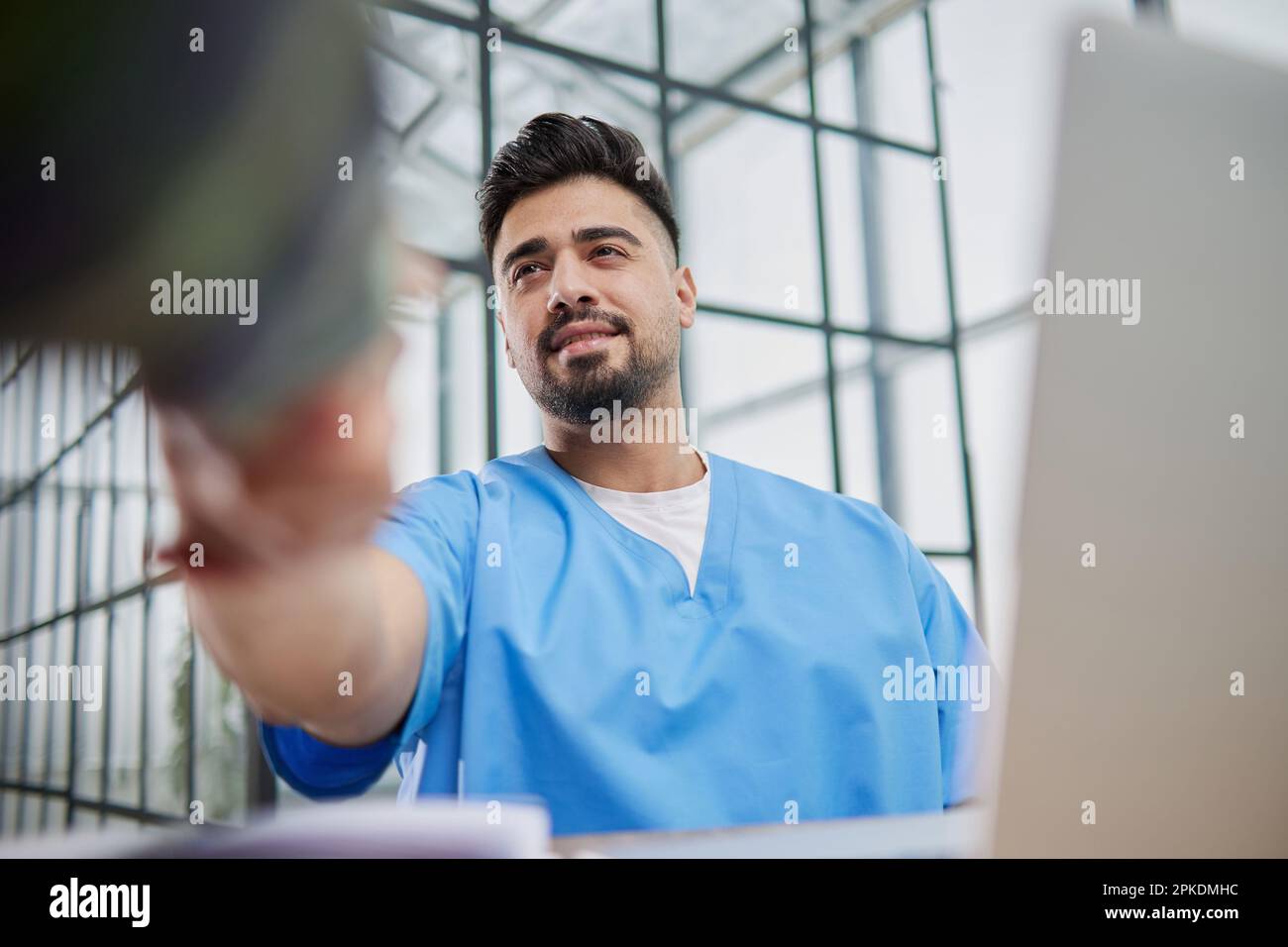 Skeleton bone examination medical care or cancer physical test in ...