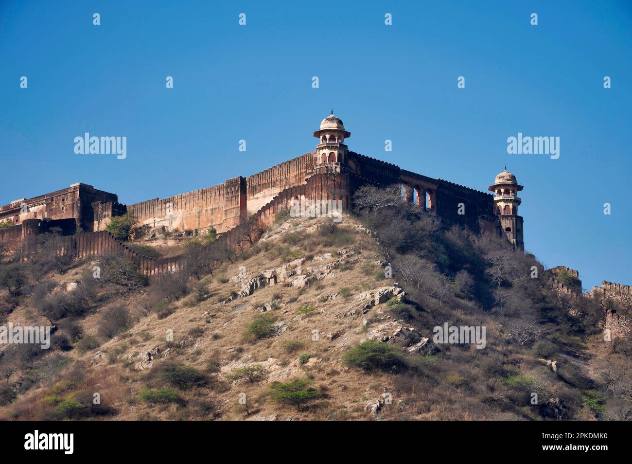 View of Jaigarh Fort from Amber fort, it was founded by ruler Alan ...