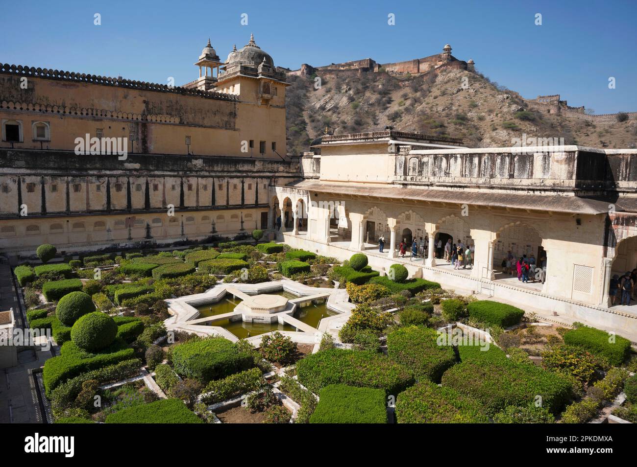 Sukh Niwas or Sukh Mahal the Hall of Pleasure and the garden shaped in ...