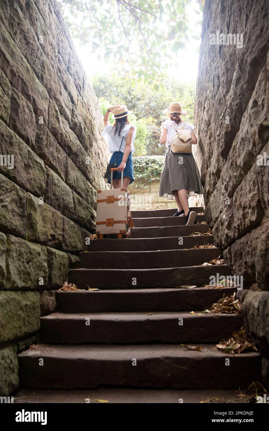 Back stairs hi-res stock photography and images - Alamy